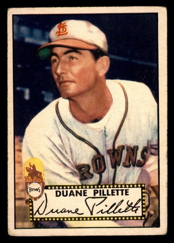 1952 Topps Baseball #82 Duane Pillette GD *d2 | eBay