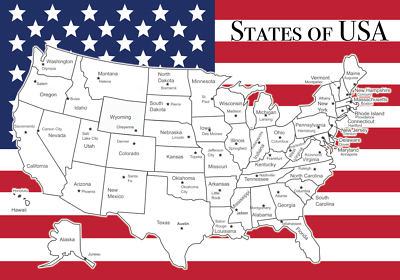 What Are The 50 States And Capitals Map - Infoupdate.org