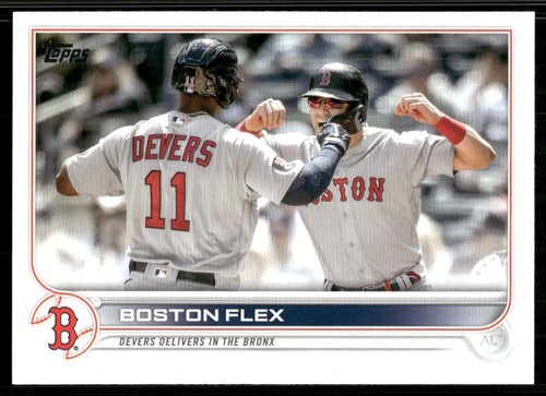 2022 Topps Update #US11 Boston Flex (Rafael Devers / Enrique Hernandez) | eBay