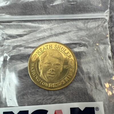 1997 Pinnacle Heath Shuler Washington Redskins Quarterback Coin | eBay