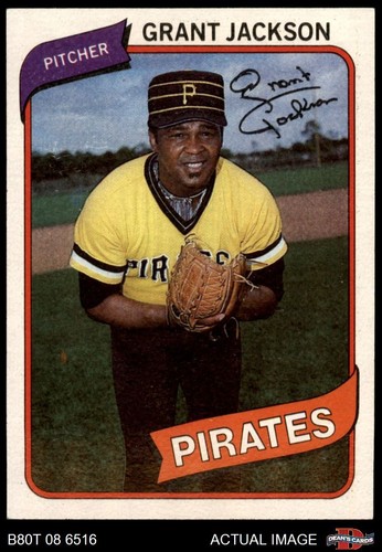 1980 Topps #426 Grant Jackson Pirates 6 - EX/MT | eBay