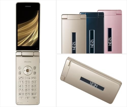 Refurbished SHARP AQUOS SH02L Flip Phone 34 Inch Gold Waterproof 8MP ...