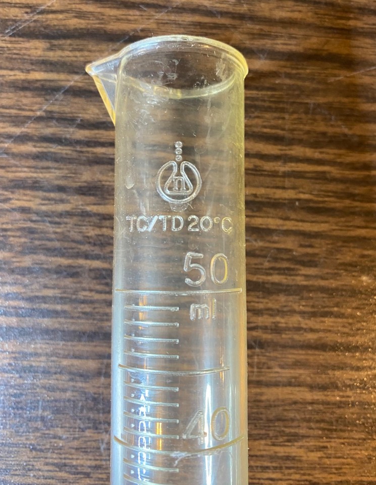 Nalgene Graduated Cylinder, 0-50 mL | eBay