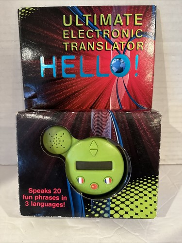 Ultimate Electronic Translator 20 Fun Phrases In 3 Languages ...