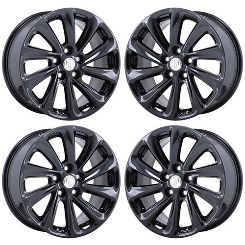 18" BUICK LACROSSE PVD BLACK CHROME WHEELS-C RIMS FACTORY OEM 4114 ...