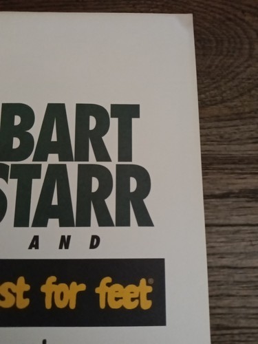 Bart Starr & Just For Feet Vintage Signed Autographed 16x20 Football ...
