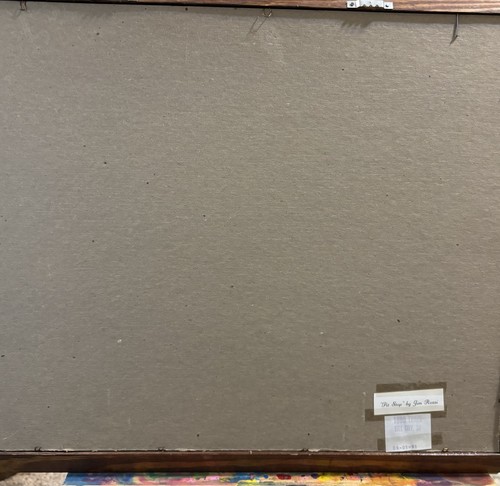 JIM ROZZI SOUTH WESTERN RAILROAD PRINT ‘PIT STOP’ Framed Under Glass 22 ...