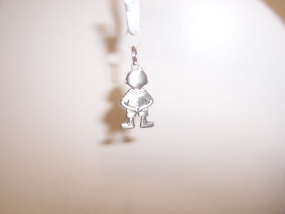 NEW Boy Child Shaped Initial Charm pendant Mom Kids Letters " H " by ...