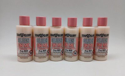 Soap & Glory Clean On Me Body Wash 2.5 oz Each (6-Pack) - Original Pink ...