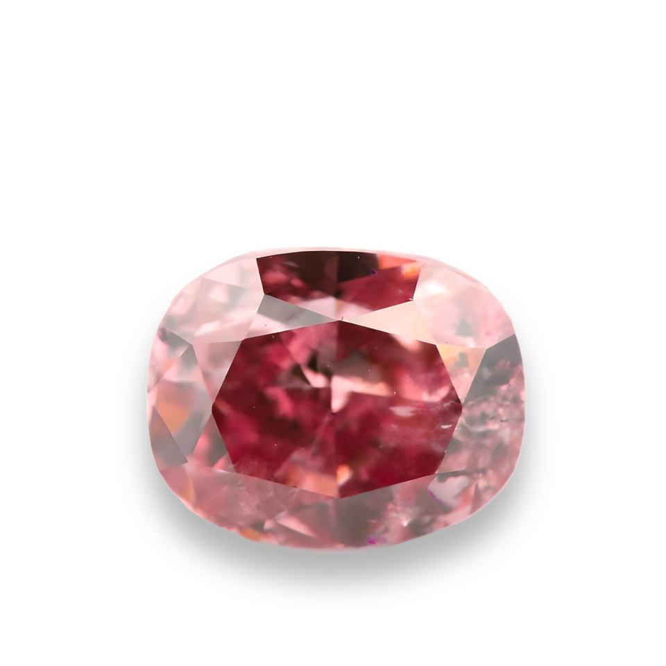 Deep Pink Diamond - 0.37ct Natural Loose Fancy Deep Pink Strong Color ...