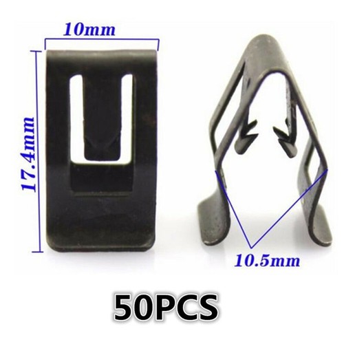 Car Console Dashboard Panel Metal Retainer Clips Interior Trim Fastener ...