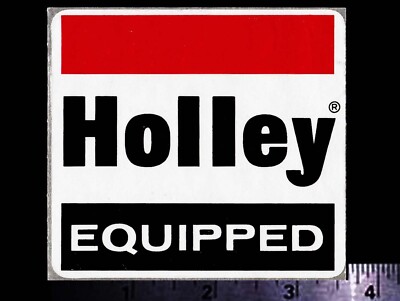HOLLEY Equipped - Original Vintage 1960's 70's Racing Decal/Sticker 3. ...