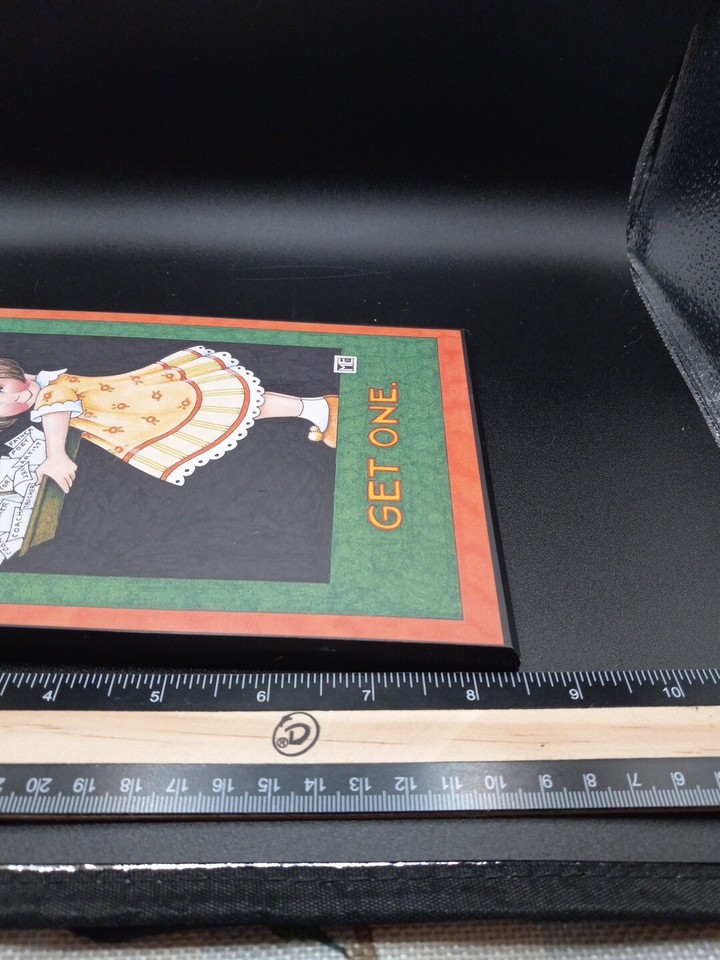 Mary Engelbreit Colorplak One Life Plaque 8" Art ME103 Quote Wall Shelf ...