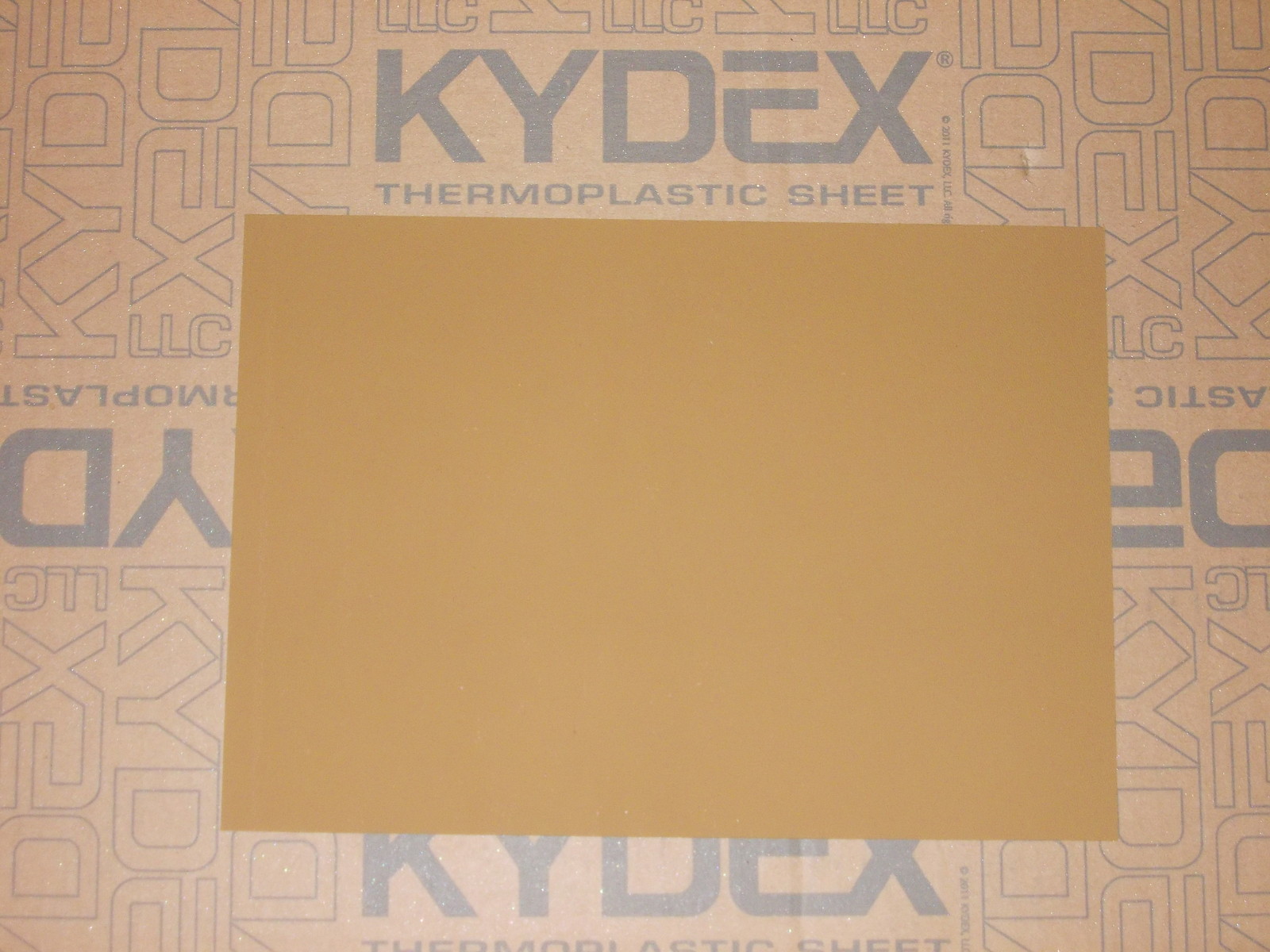 KYDEX T SHEET 300 X 300 X 2MM (P-1 HAIRCELL COYOTE BROWN 72932) | eBay UK