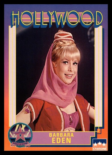 Barbara Eden 1991 STARLINE Hollywood Trading Card #102 I Dream Of ...