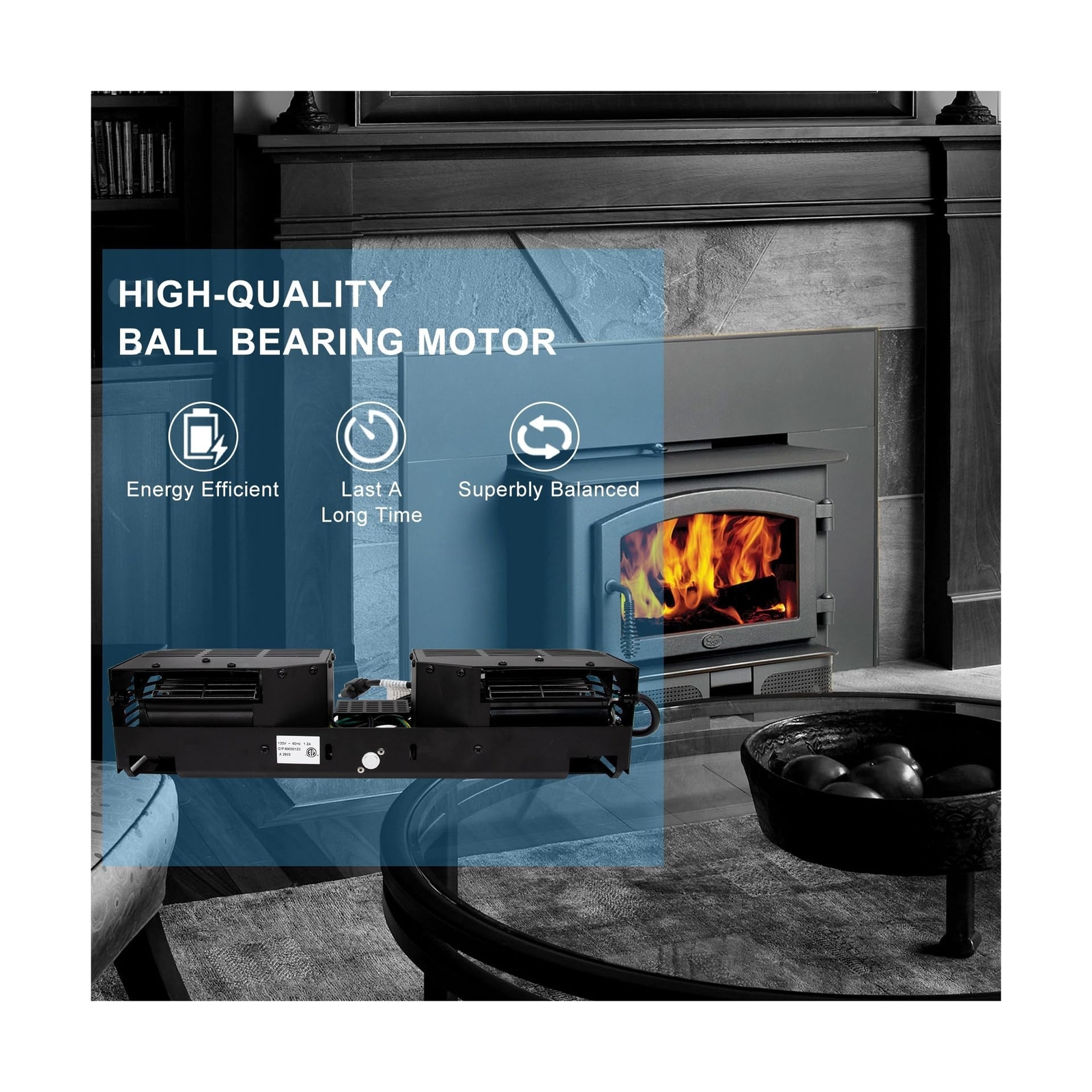 Wood Stove Blower Fan for Lopi Answer & Revere Wood Stove Insert ...