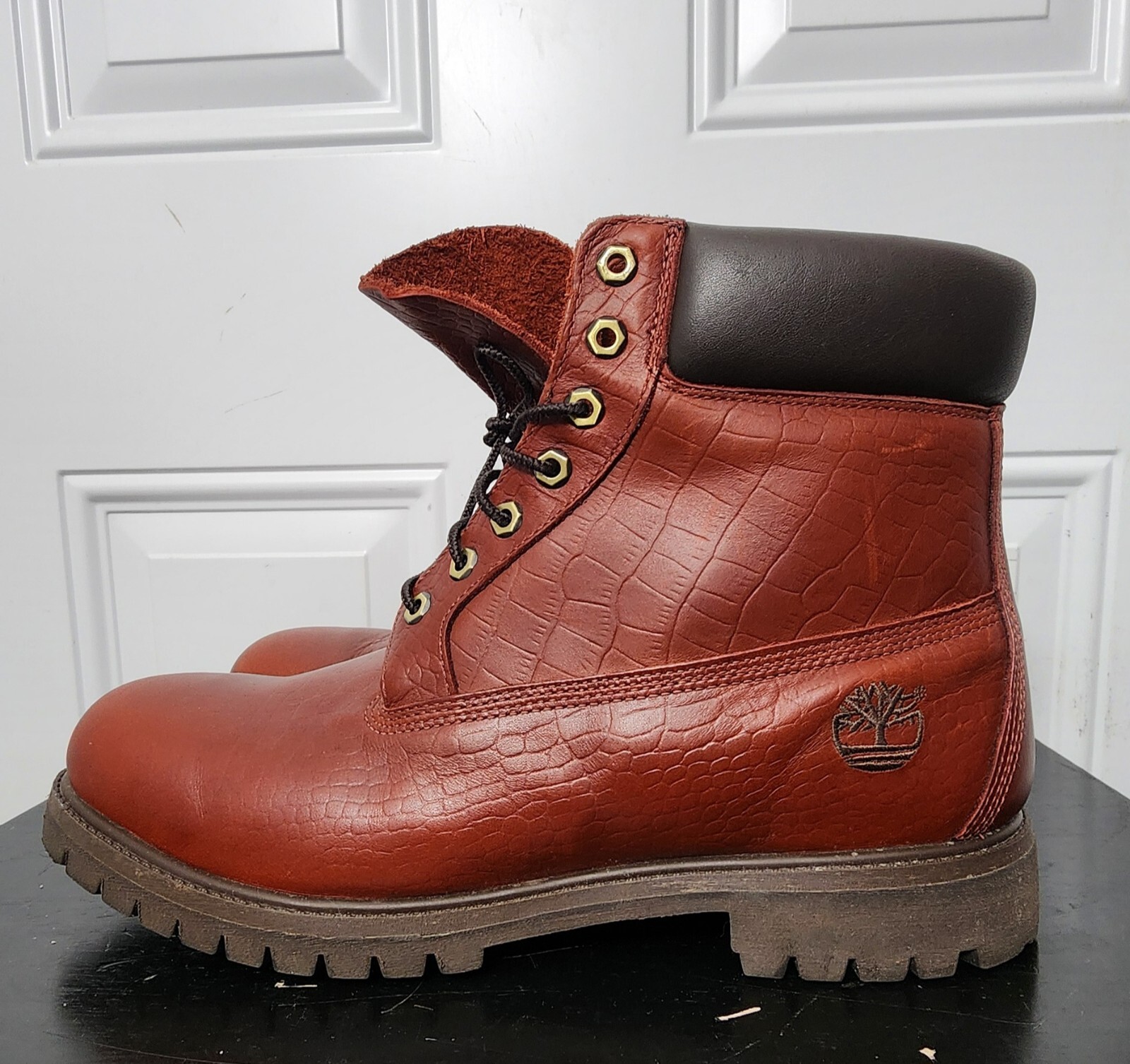 *RARE* Timberland 6 Inch Premium Boots Crocodile Prin… - Gem