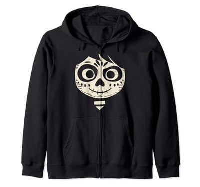 (TG. S) Disney Pixar Coco Miguel Face Halloween Felpa con Cappuccio ...