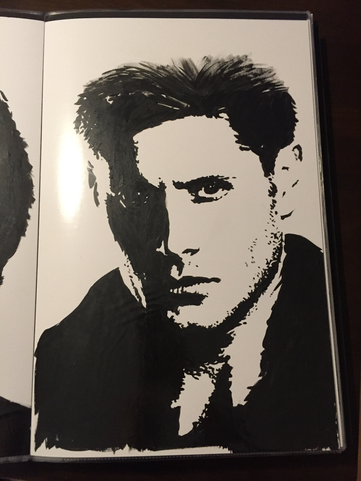 Supernatural Dean Winchester Jensen Ackles 11x17 Original Art Chris McJunkin | eBay