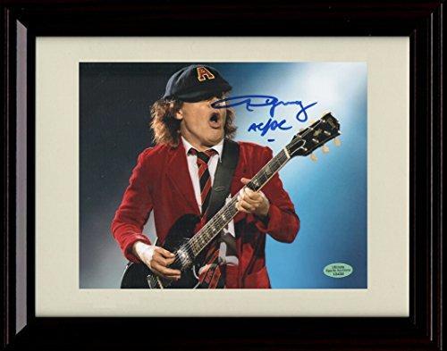 Unframed Angus Young AC DC Autograph Promo Print | eBay