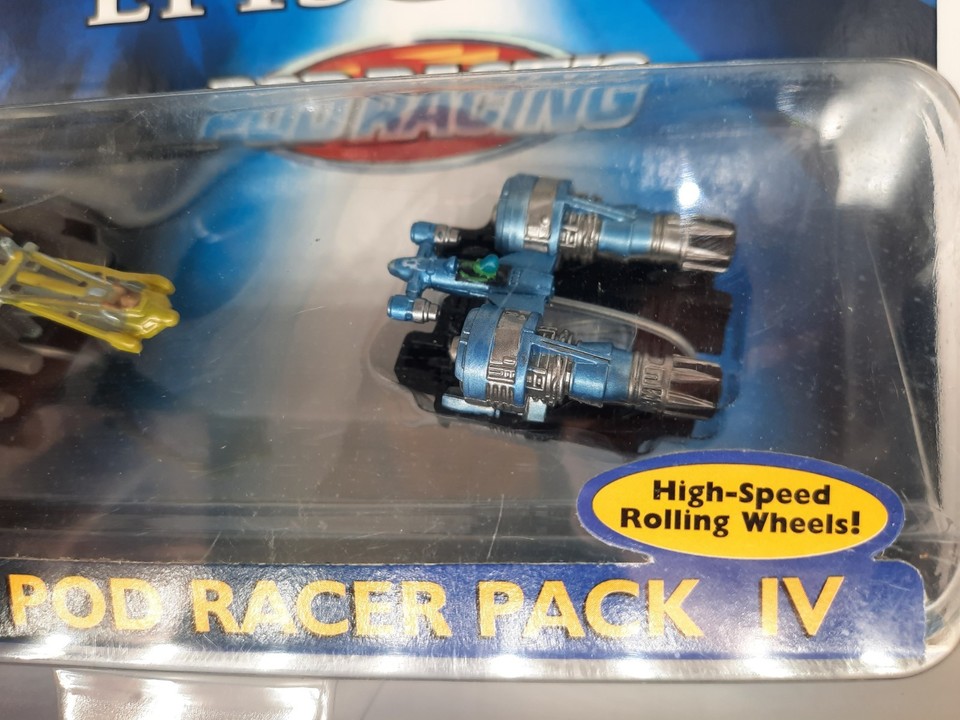 Star Wars Episode 1 Micro Machines Pod Racer Pack IV Galoob, New in ...