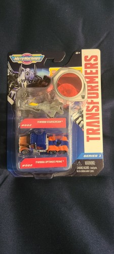 Micro Machines Transformers Series 1 #002 Starscream & #27 Optimus ...