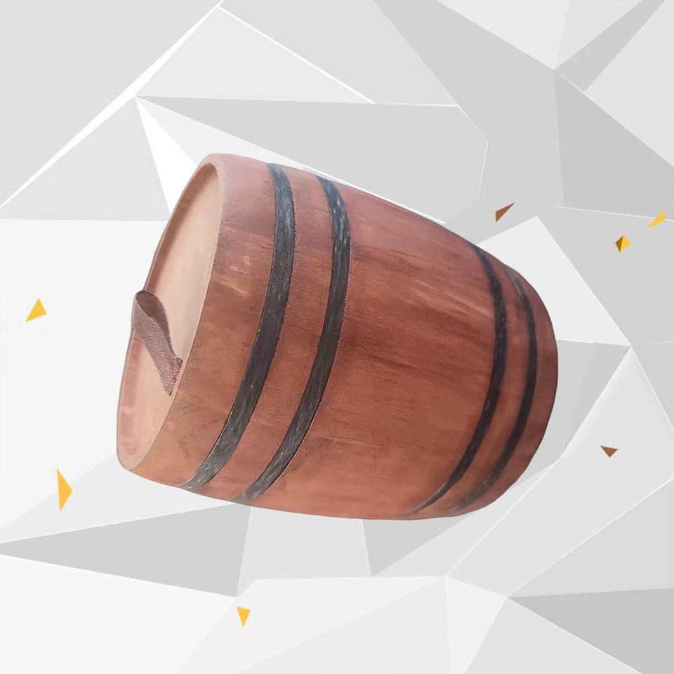 For 12'' Figure 1/6 Scale Accessories Solid Wood Barrel Wine Barrel ...