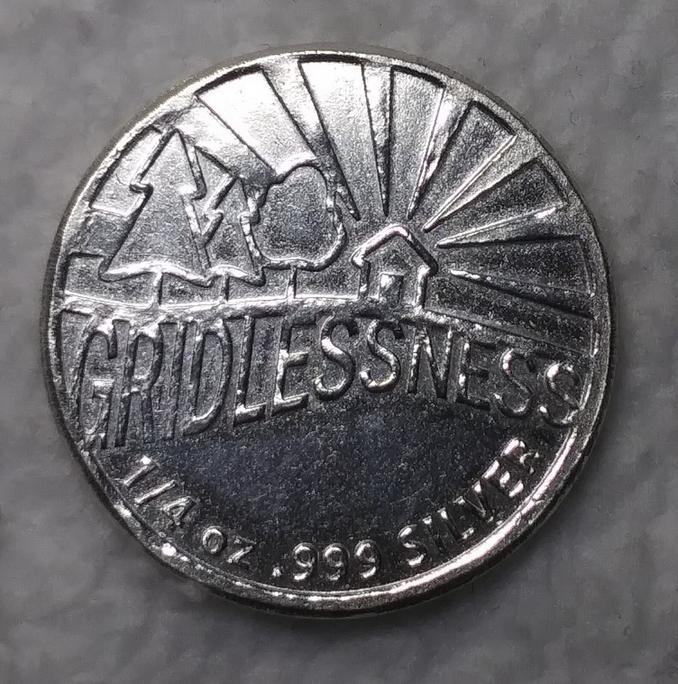 2024 1/4 oz Gridlessness Silver Round Pure Fine .999 Silver Lot of 10 | eBay