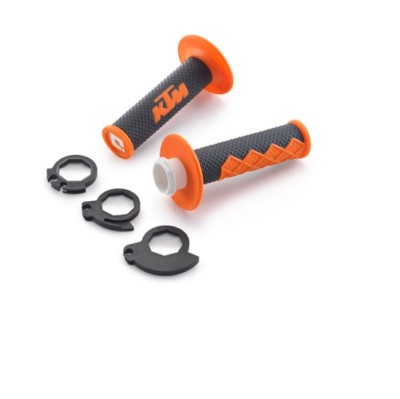 KTM Closed Lock On Hand Grip Set, 300, 350, 450, 500, XC, XC-W, SX-F ...