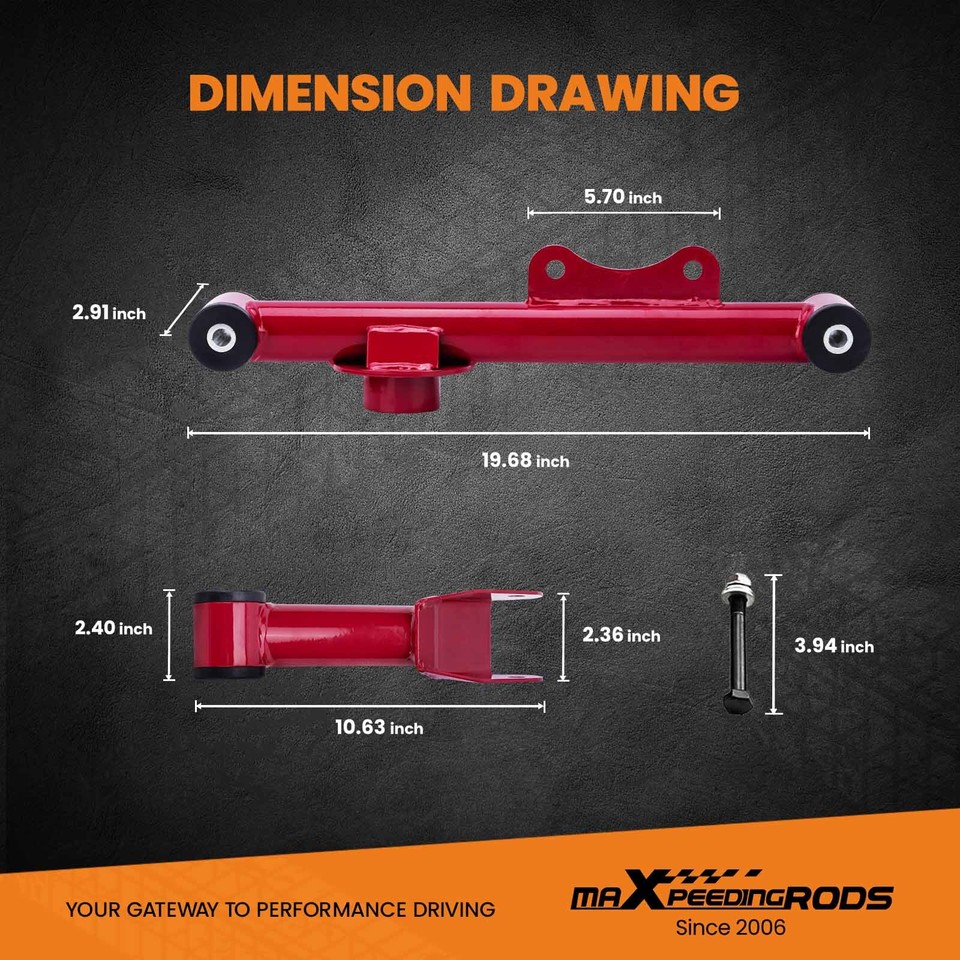 Racing Coilovers Kits for Ford Mustang 4th 94-04 Adj. Height + Control ...