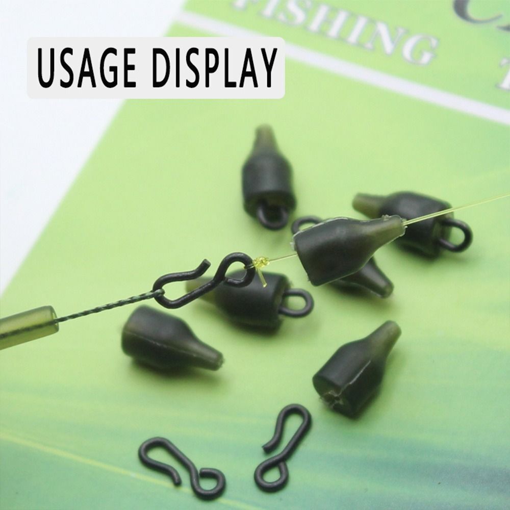 Fishing Rigs Connector Bead Fishing Feeder Line Holder Trough Terminal ...