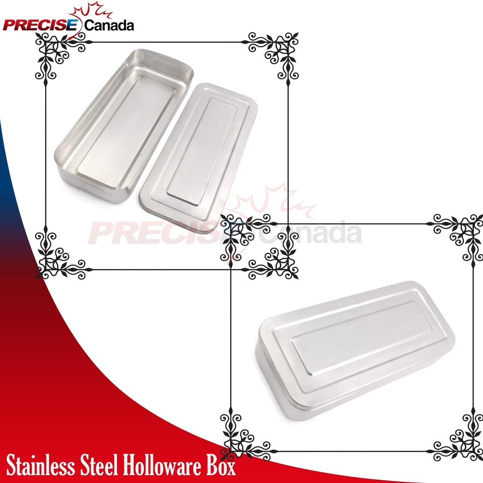 Instruments Storage BOX Stainless Steel 50x21x8 cm Surgical Dental ...