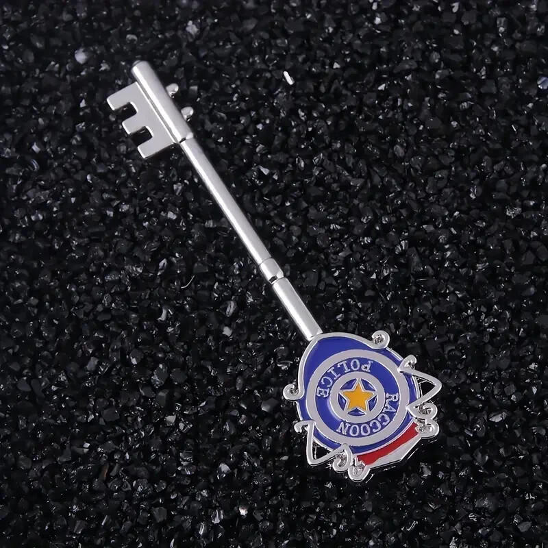 Resident Evil 2 & 3 Remake | RE2 Raccoon City Police Precinct Key Prop ...