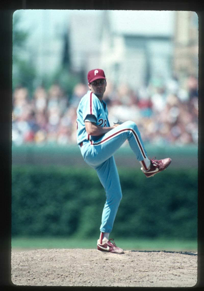 Lot of (12) 1985-87 Phillies SHANE RAWLEY Original 35mm Slide ...
