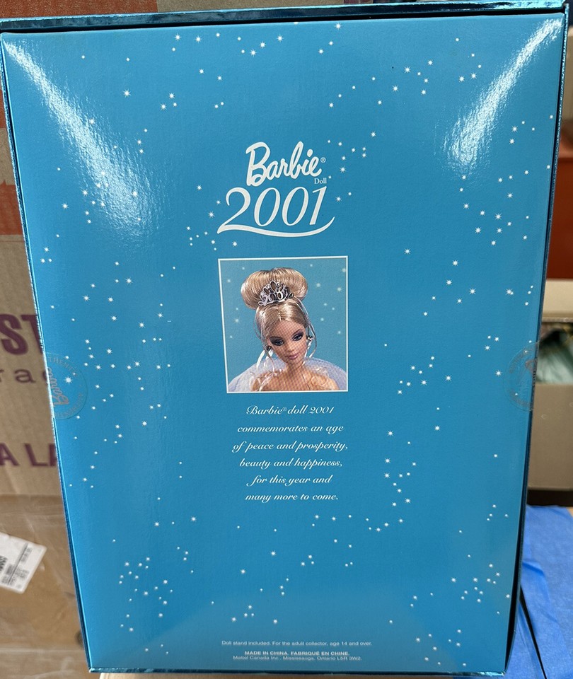 NEW 2001 Collector Edition #50841 Barbie Doll Aqua Blue Gown | eBay