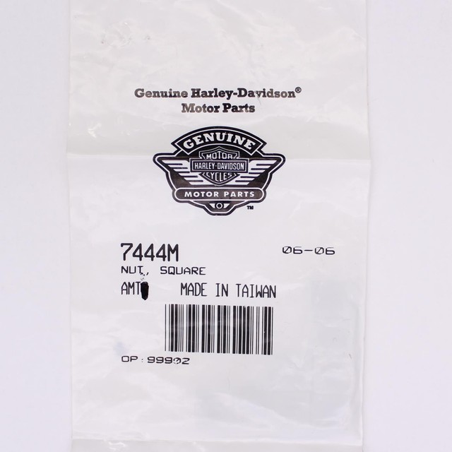 Harley Davidson Square Nut P/n 7444M for sale online | eBay