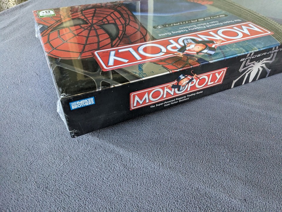 Spider-Man Monopoly 2006 Movie Edition Board Game Marvel Hasbro Parker ...