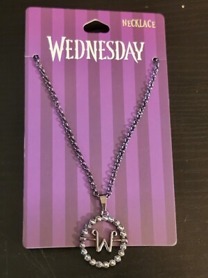 Wednesday Addams Charm Metal Pendant Necklace NEW | eBay
