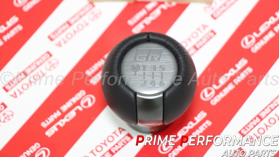 Toyota 2022-2026 GR 86 Black Leather Manual Shift knob PTR57-18220 OEM ...