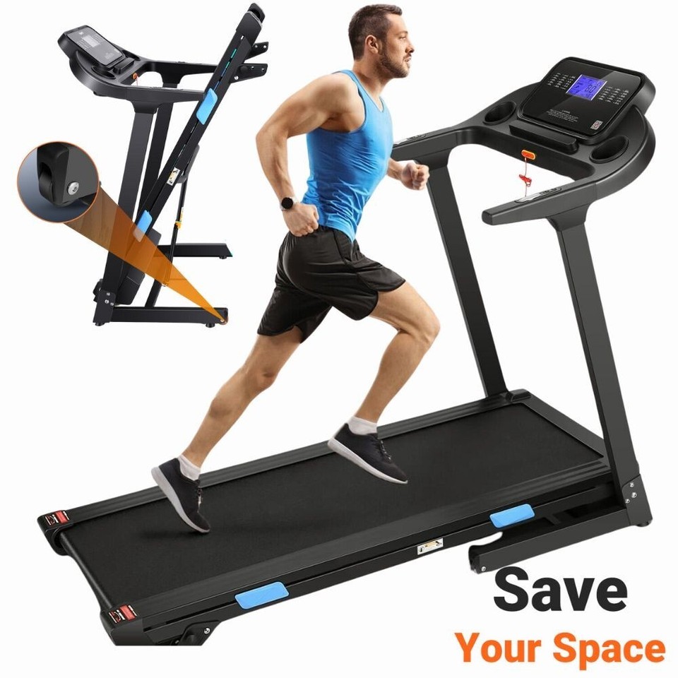 Treadmills for Home with Incline, Heavy Duty 3.25HP Foldable Treadmill ...