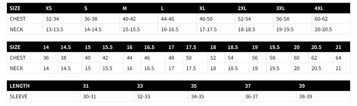 Blauer Size Chart Outlet | emergencydentistry.com