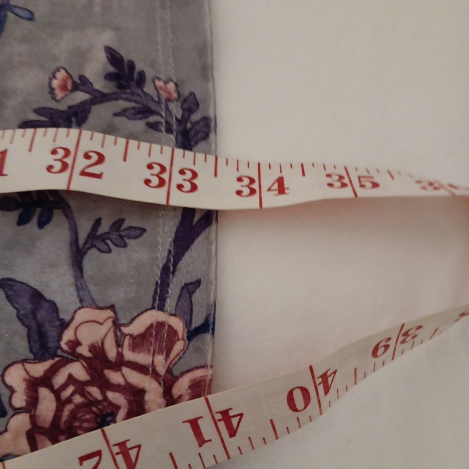 Mudd Mock Neck Velvet Dress Junior's Sz M GRAY w/ Multi-Color Floral ...