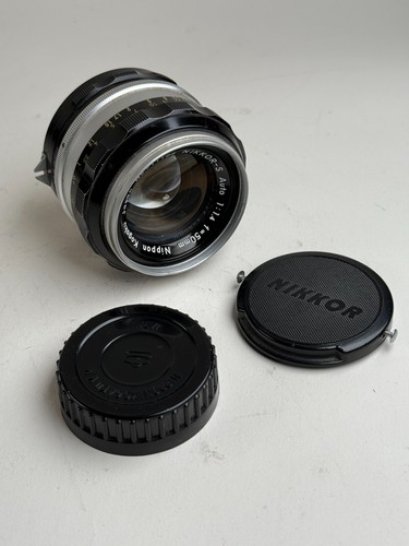 NIKON 50mm f/1.4 Nikkor-S Auto Fast Prime Lens w/Caps Free Shipping! | eBay