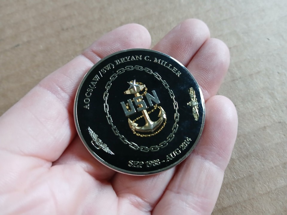 Challenge Coin USN US Navy SERE Survive Evade Resist Escape AOCA AW/SW ...