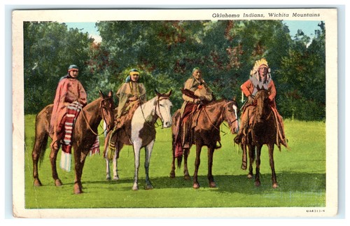 1951 Oklahoma Indians Wichita Mountains Warping\Damaged Lawton OK | eBay