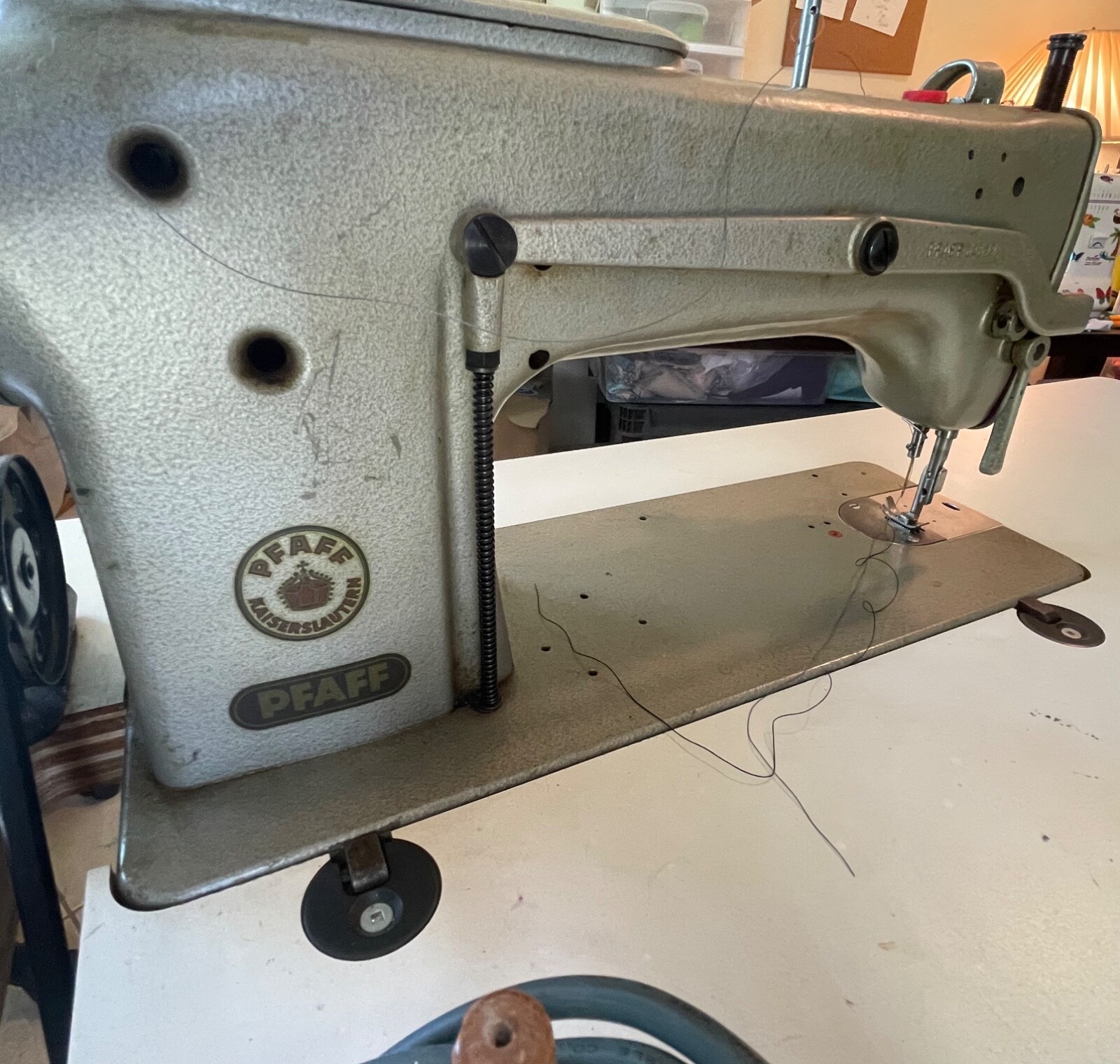 Pfaff 234 single needle industrial sewing machine with table | eBay