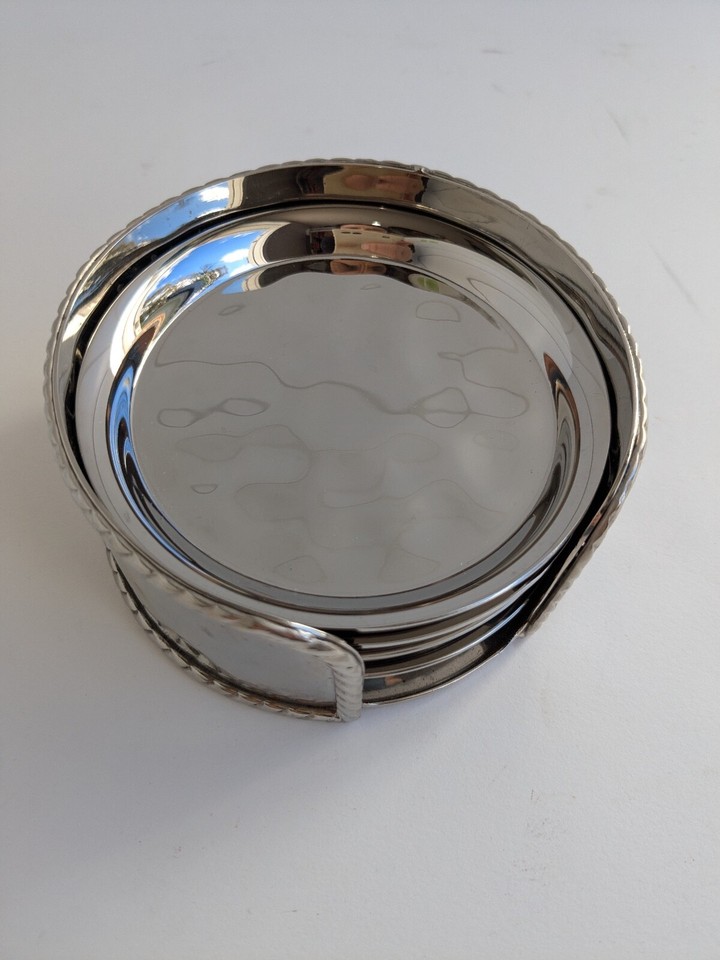 NWT Juliska Graham Stainless Steel Coasters | eBay