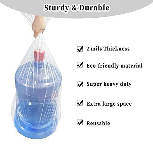 Extra Large Clear Plastic Storage Bags,5Pieces 40x60 Inches Big Giant ...