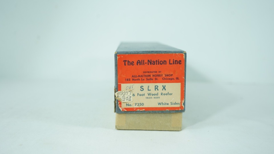 The All-Nation Line O Scale St. Louis SLRX Wood Reefer Kit #7350 W20 | eBay