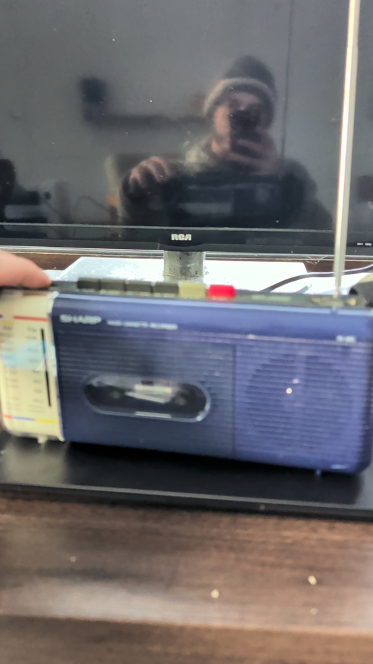 Vintage Sharp QT-V5(BL) Radio Cassette Recorder Super Rare *Tested* | eBay